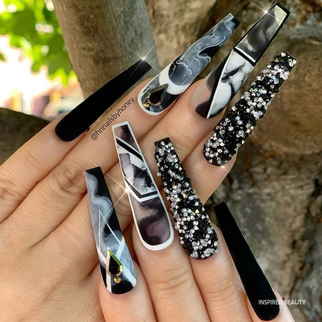 32 Fab Long Acrylic Nails to Spice up Your Fashion - Inspired Beauty