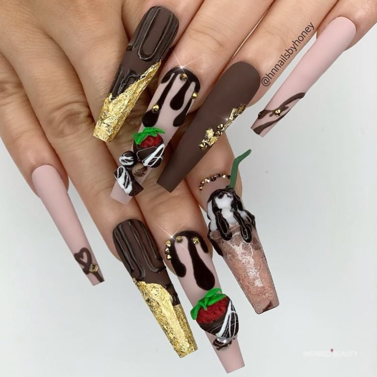 32 Fab Long Acrylic Nails to Spice up Your Fashion - Inspired Beauty