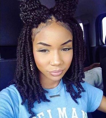 10+ Stunning Kinky Twist Hairstyles to try at least once - Inspired Beauty