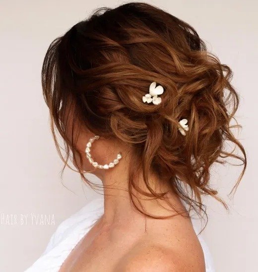 20 Easy Wedding hairstyles for short hair - Inspired Beauty