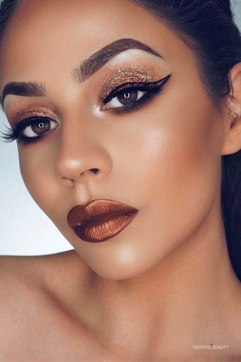 25 Beautiful Intense Fall Makeup Looks - Inspired Beauty
