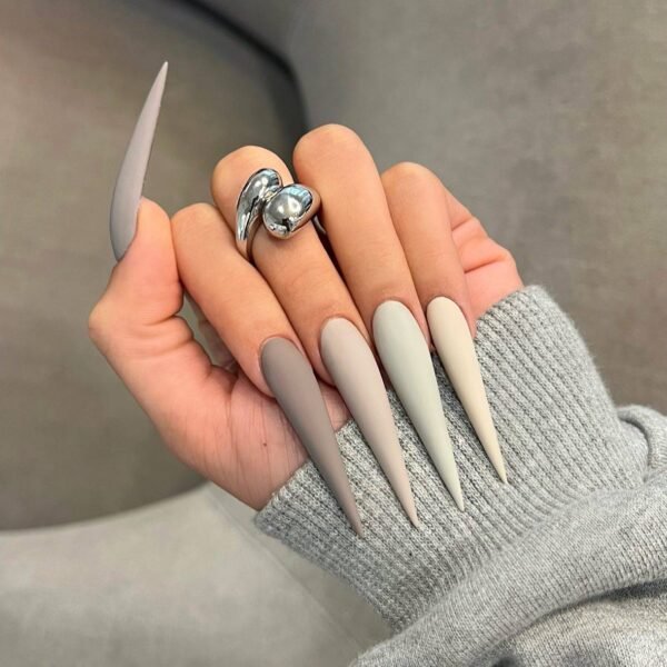 44 Trendy Pointy Stiletto Nail Designs to Inspire You - Inspired Beauty