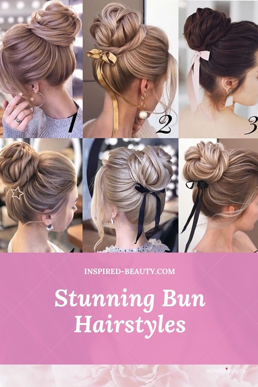 25 Elegant Bun Hairstyles - Inspired Beauty