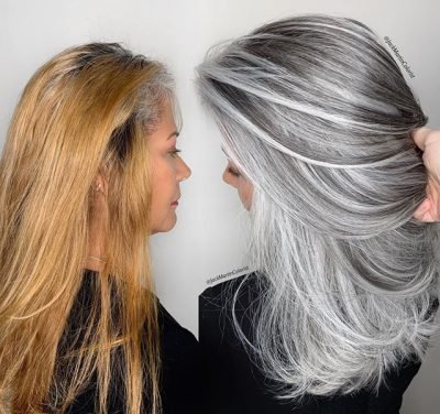 This Hairdresser Makes Clients Embrace Going Gray With His Powerful ...