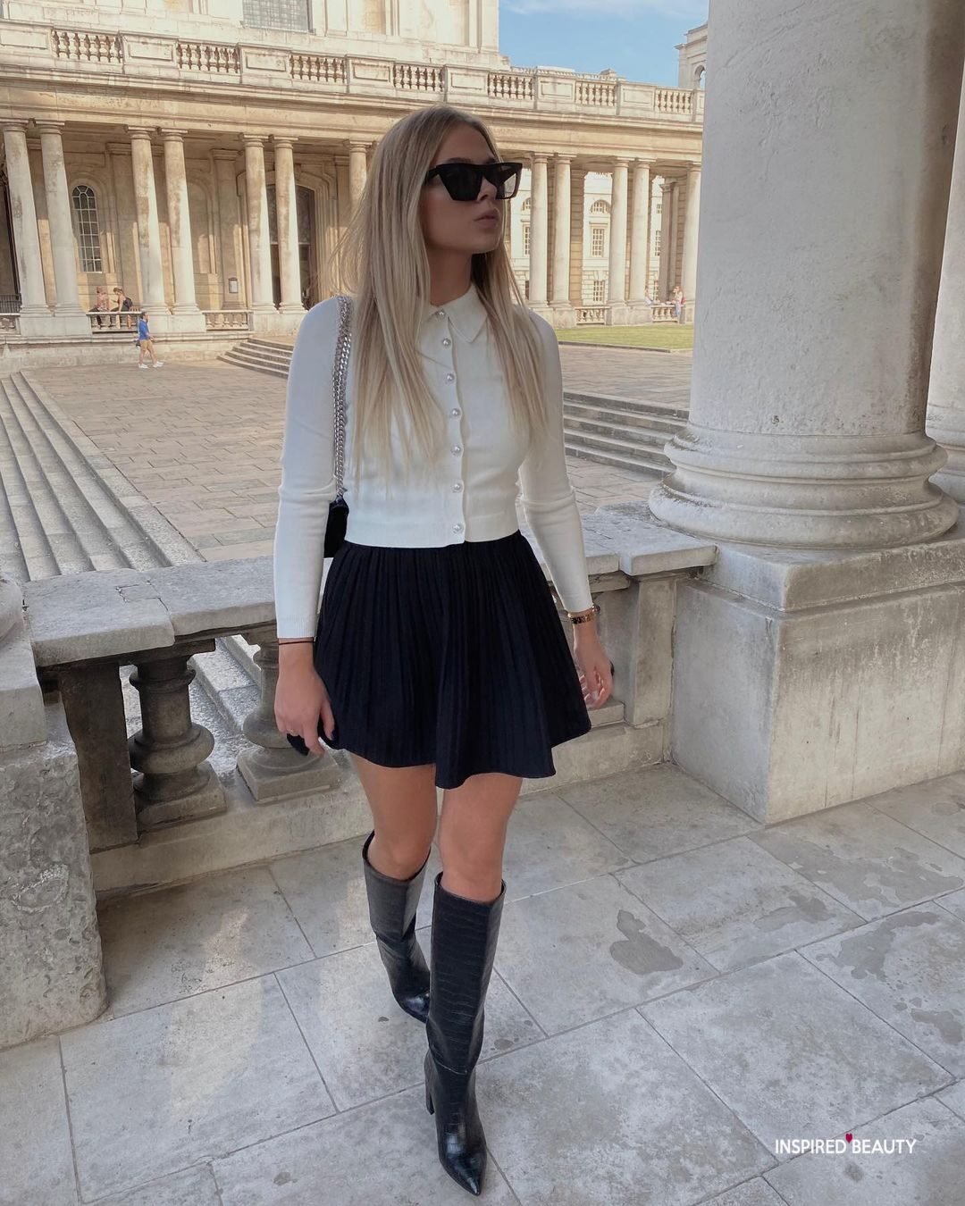 28 Cute Fall Outfits with Skirt to Inspire Your Fall Look - Inspired Beauty
