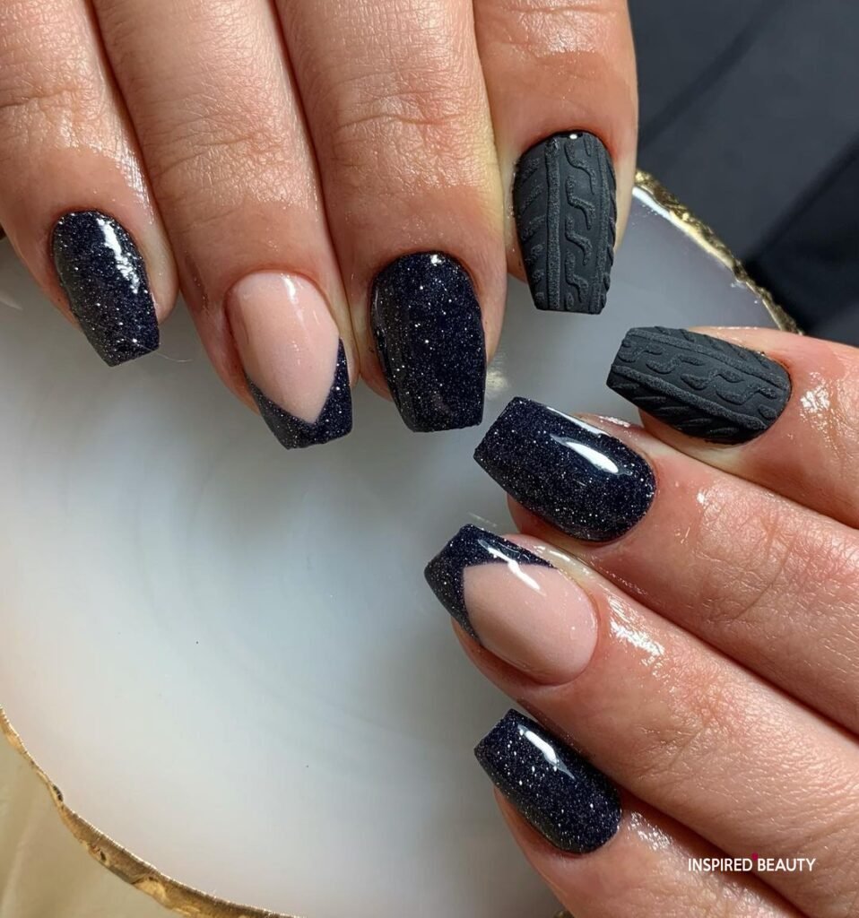 15 Sweater Nails Perfect for The Season - Inspired Beauty