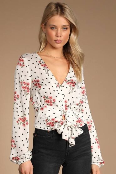 40 Work Tops That Are Both Cute and Professional - Inspired Beauty