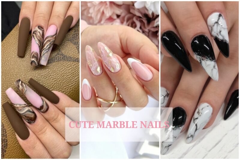 20+ Marble Nails That You’ll Want To Get - Inspired Beauty