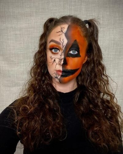 22+ Pumpkin Makeup Ideas for Halloween - Inspired Beauty