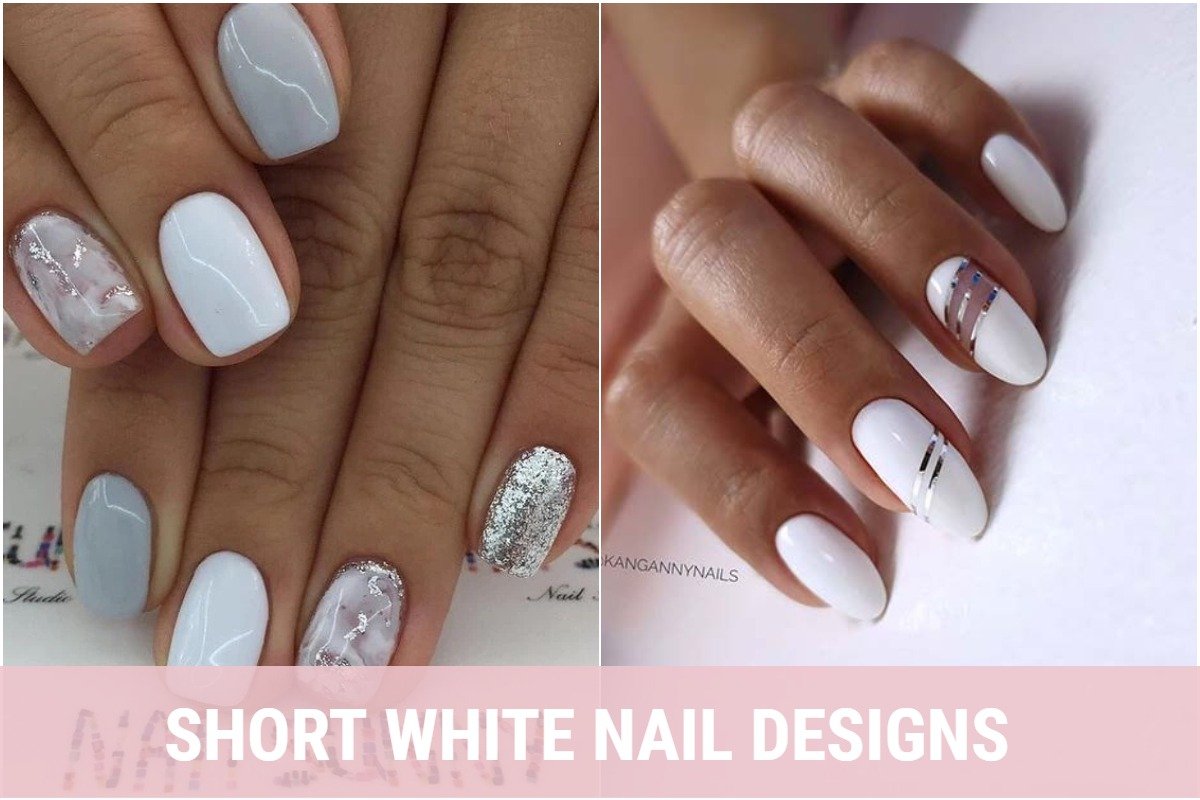 15 Short White Nails To Enhance Your Look - Inspired Beauty