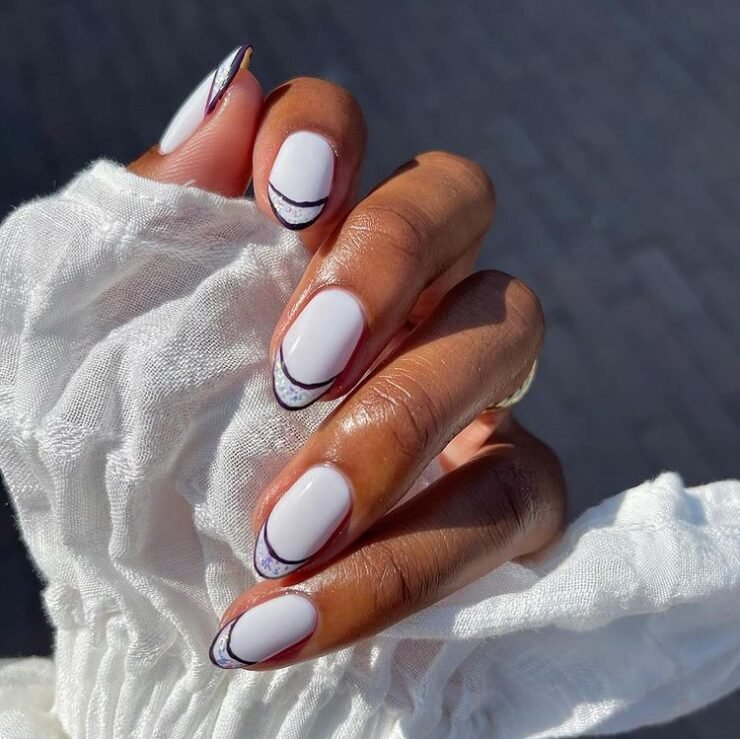 15 Short White Nails To Look Great - Inspired Beauty