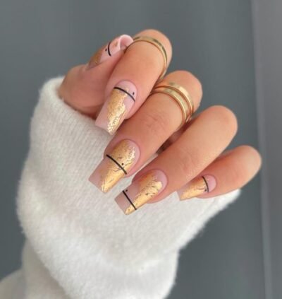 22 Stunning Neutral Nails With Design Worth Trying - Inspired Beauty