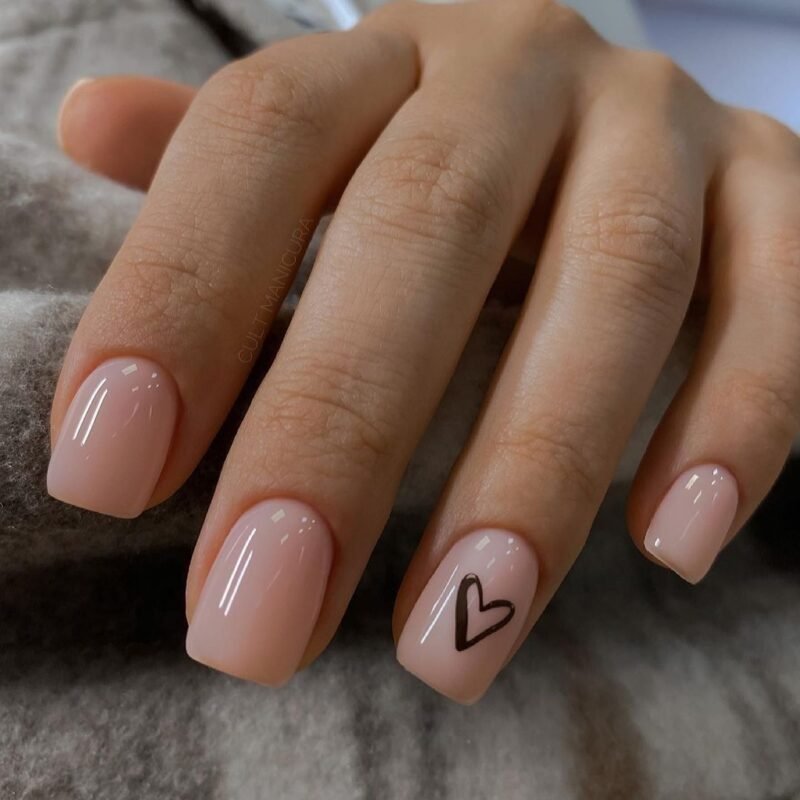 22 Stunning Neutral Nails With Design Worth Trying - Inspired Beauty