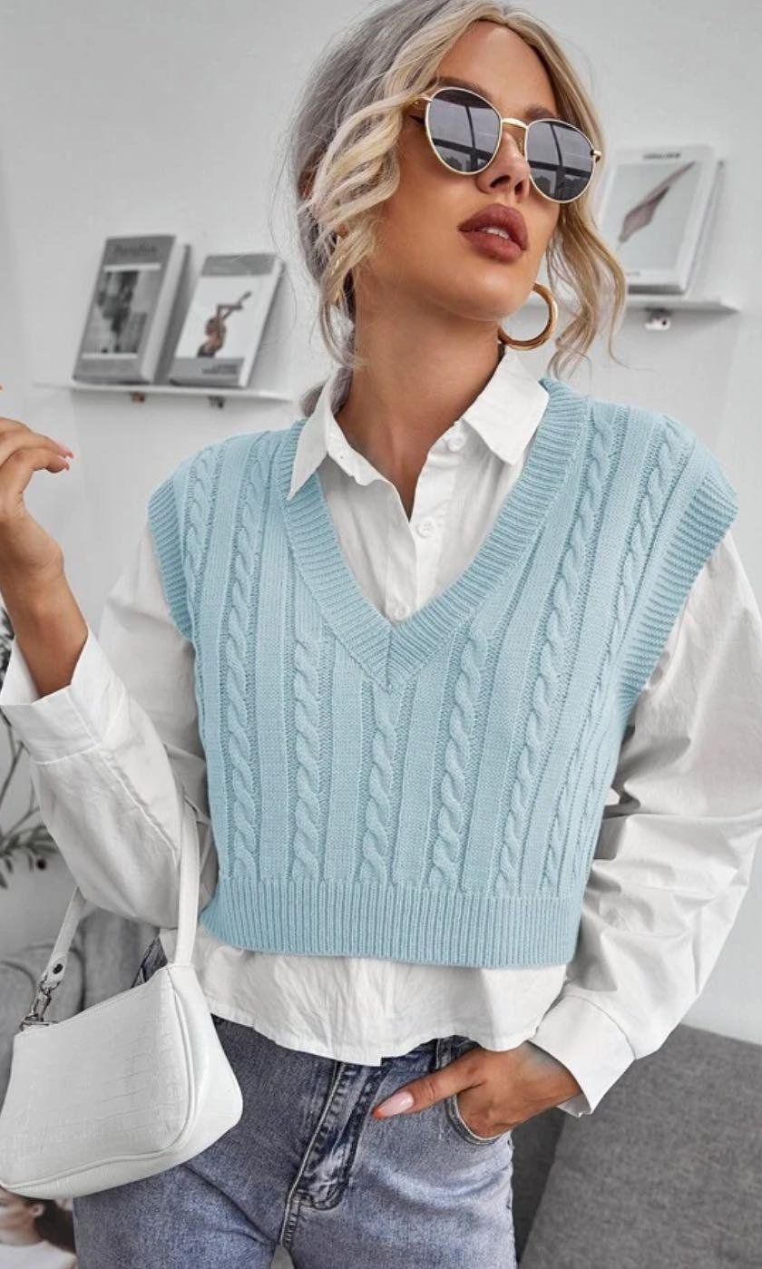 10 Best Women Sweater Vest to Shop - Inspired Beauty