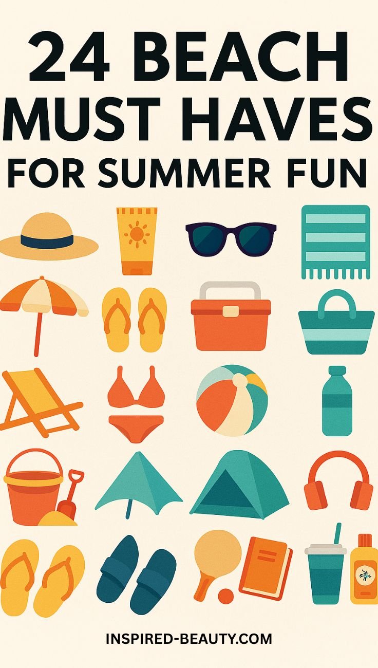 24 Beach Must Haves for Summer Fun - Inspired Beauty