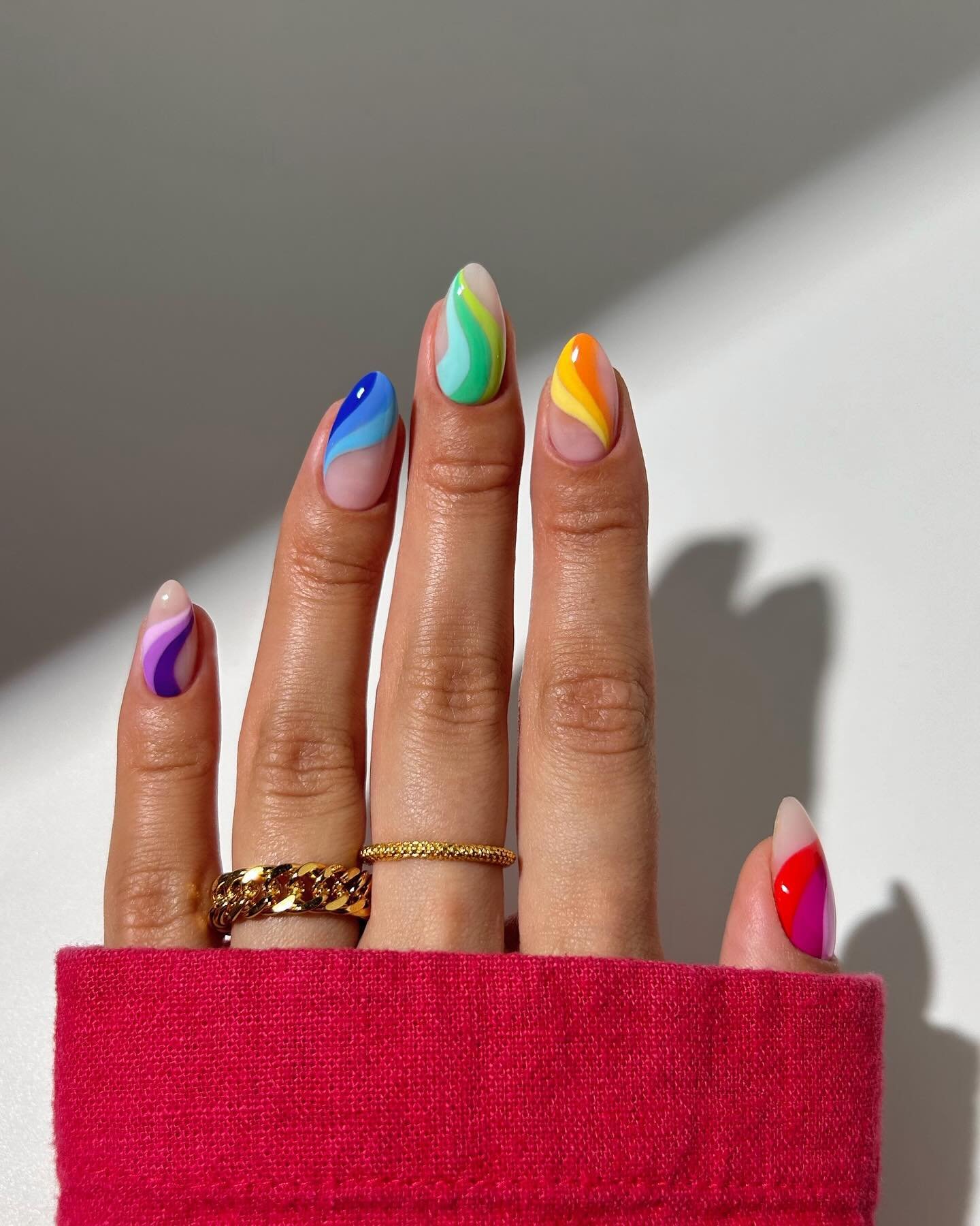 12 Fun Rainbow Nails To Bring Light To Your Day - Inspired Beauty