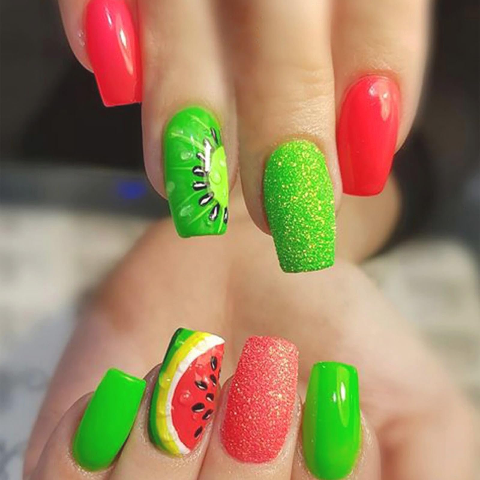 Watermelon Nails A Fresh and Fun Summer Design Trend - Inspired Beauty