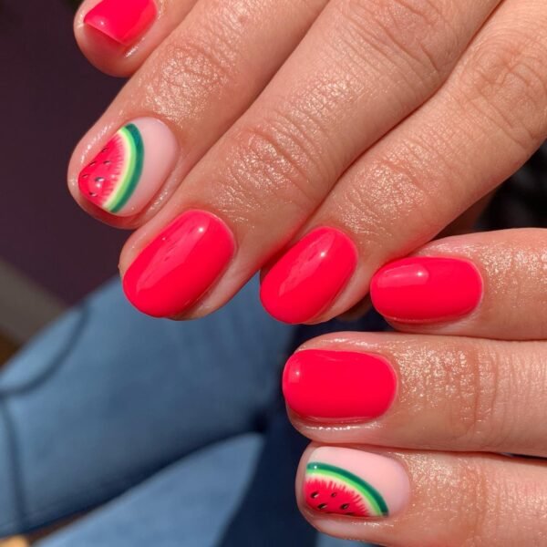 Watermelon Nails: A Fresh and Fun Summer Trend - Inspired Beauty