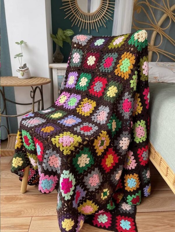 Fall Crochet Blanket - Inspired Beauty