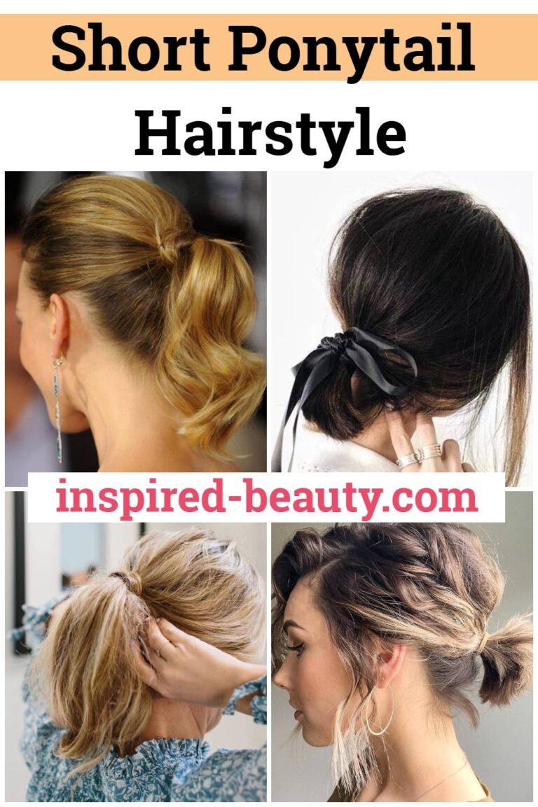 How to Rock a Short Hair Ponytail - Inspired Beauty