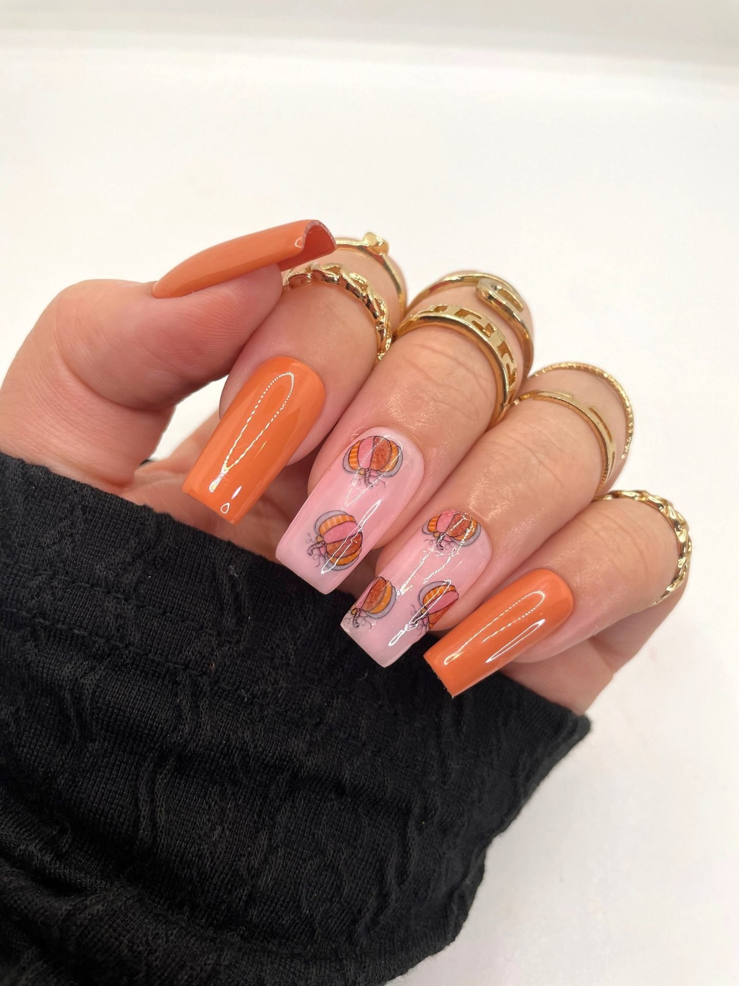 28+ Cute Pumpkin Nails That Are Perfect For Fall - Inspired Beauty