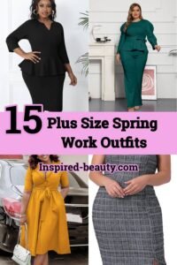 15 Plus Size Spring Work Outfits - Inspired Beauty