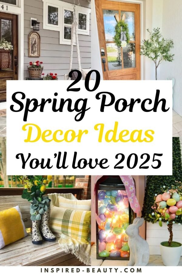 20 Spring Porch Decor Cozy Ideas - Inspired Beauty
