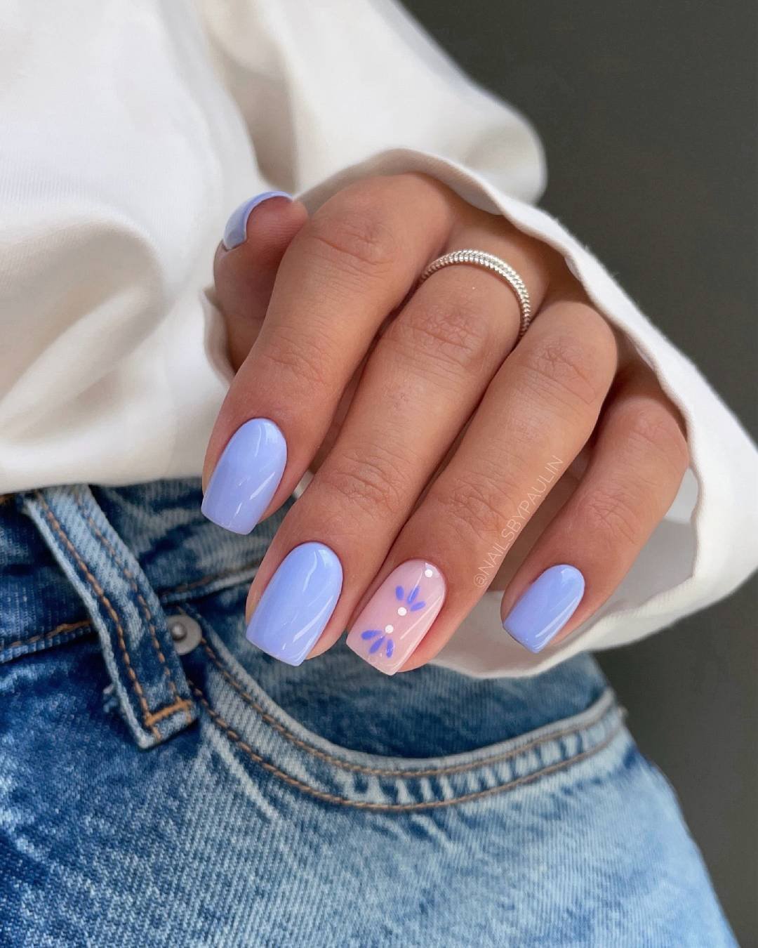 Fun Trendy Short April Nails - Inspired Beauty