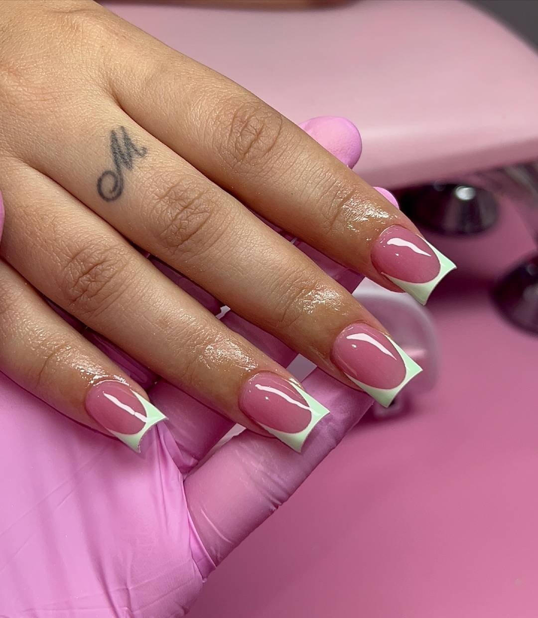 Fun Trendy Short April Nails - Inspired Beauty