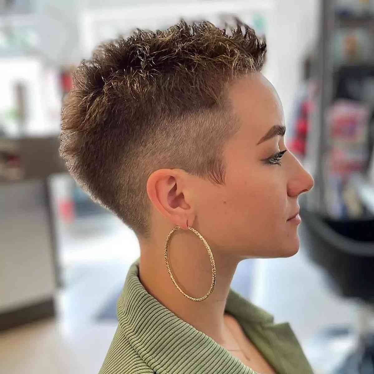 Bold beautiful Choice for Buzz Cut Hairstyle for Women - Inspired Beauty