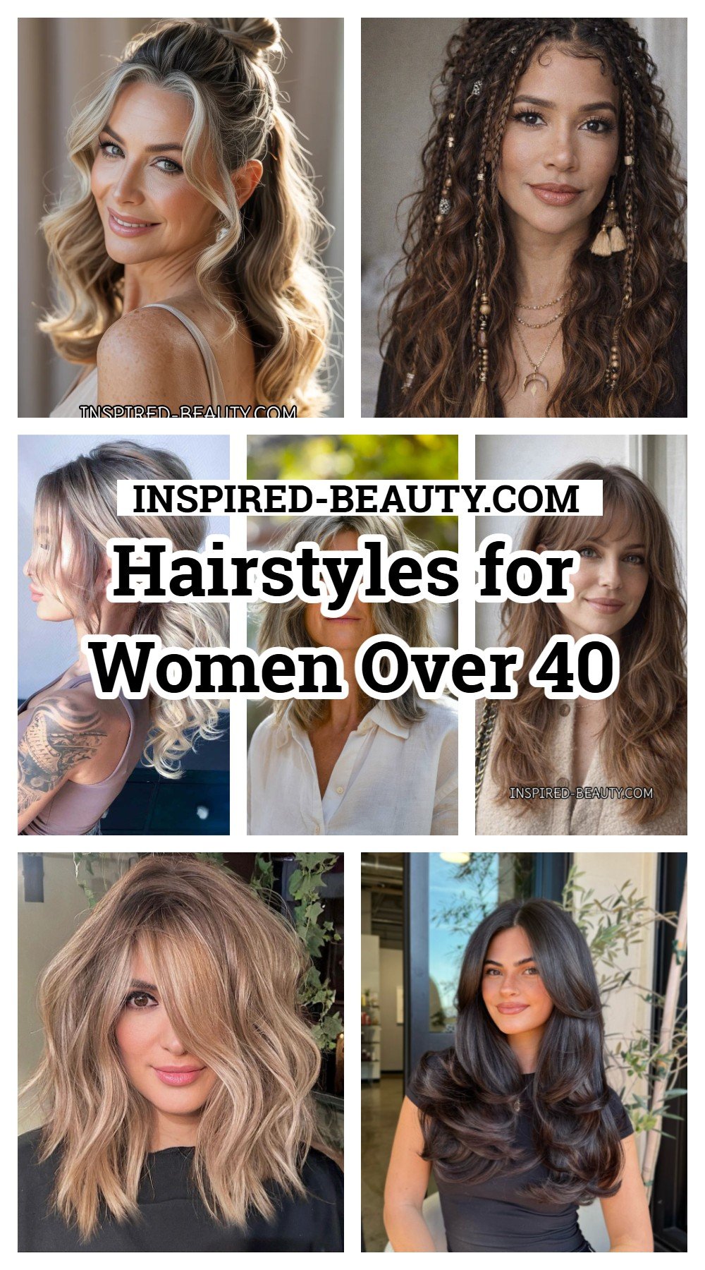 Hairstyles for Women Over 40 - Inspired Beauty